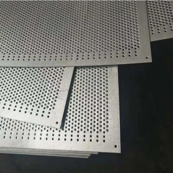 Galvanized Steel Round Hole Expanded Metal Mesh